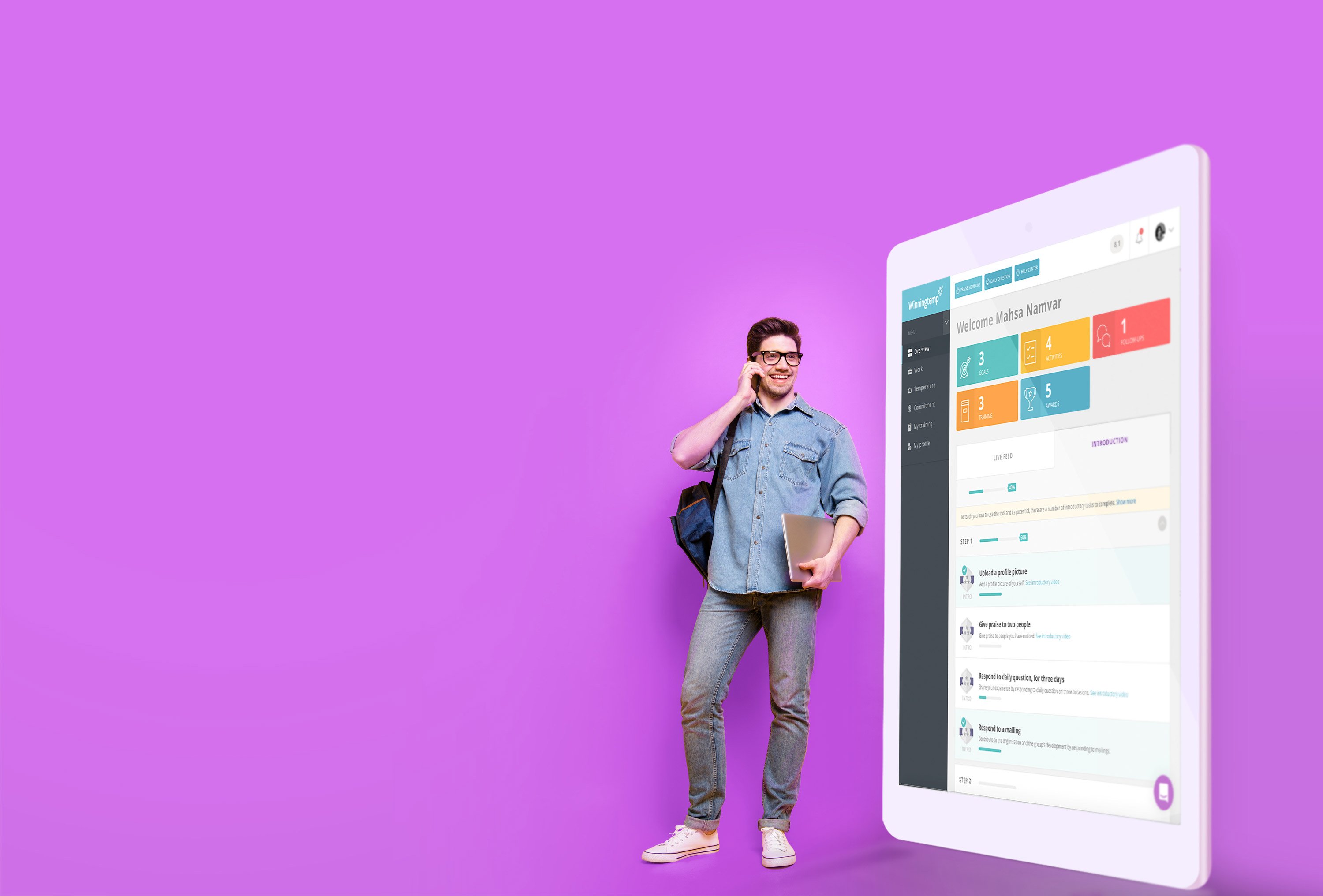 Get a walkthrough of Winningtemp